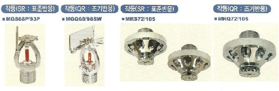 소방용 스프링클러 헤드의 종류 네이버 블로그