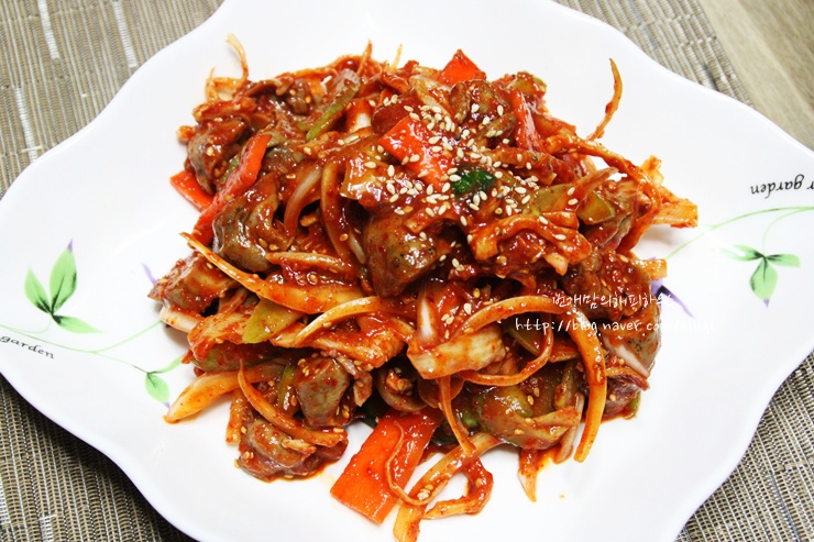 술안주요리 레시피 골뱅이무침만드는법 네이버 블로그