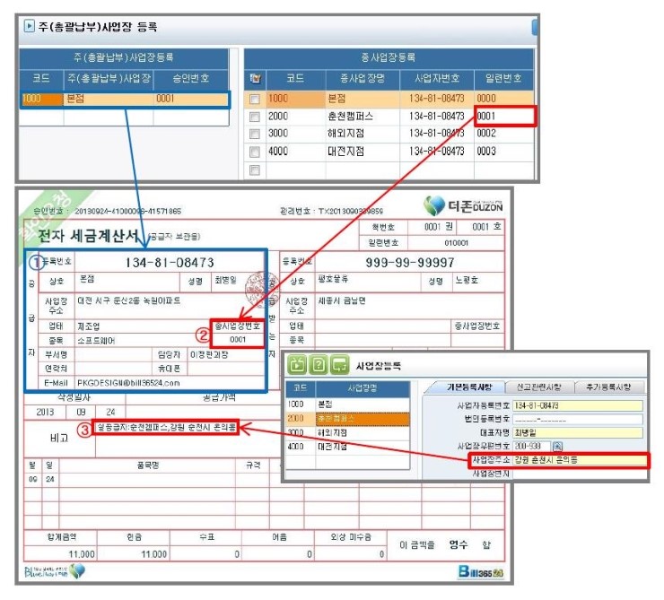 아이큐브 사업자단위과세제도 적용 및 전자세금계산서 발행하는 방법 네이버 블로그