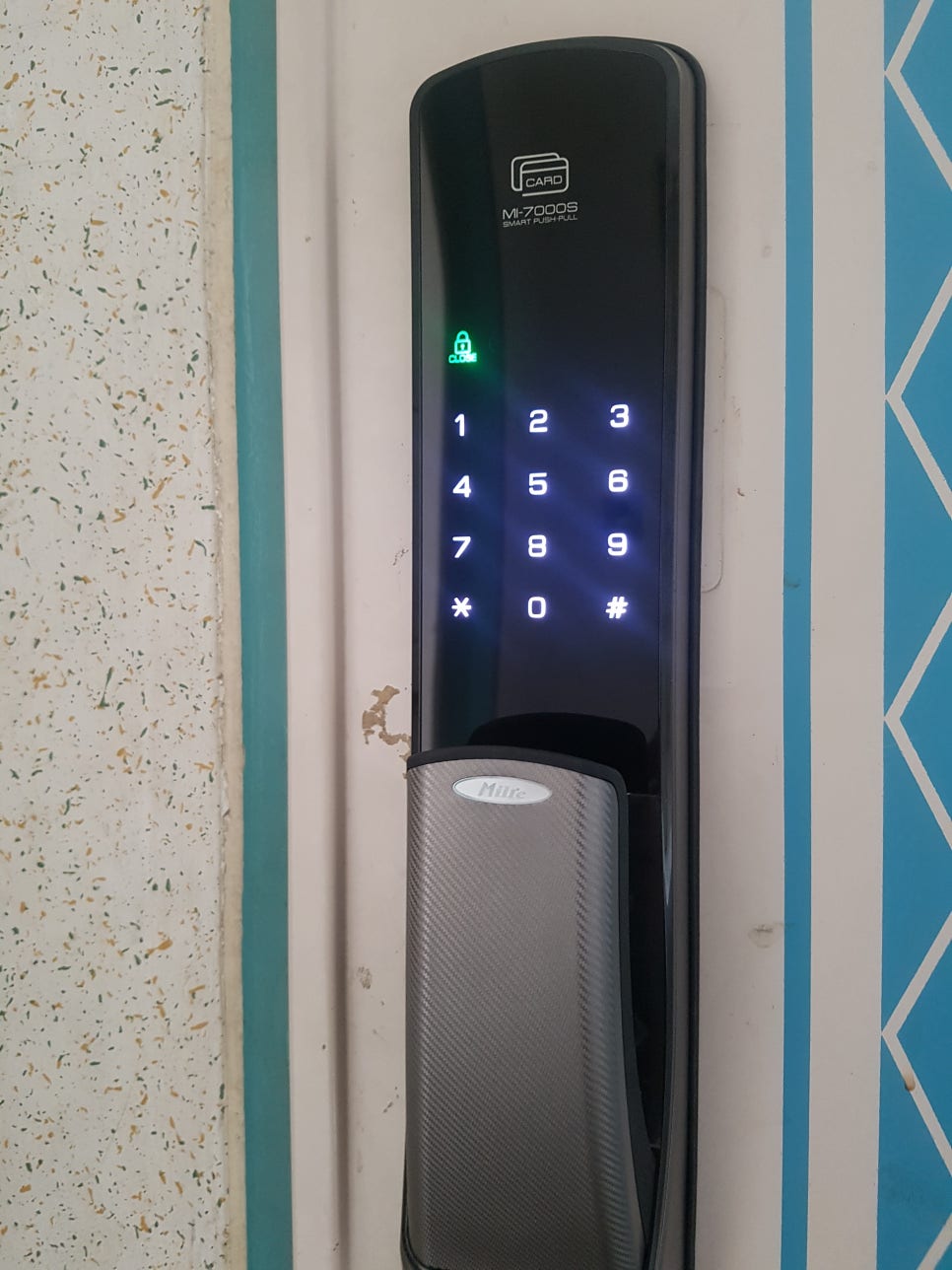 제기동 열쇠 현관도어락은 밀레푸시풀도어락이 대세지제기 한신아파트에 Mi 7000설치 네이버 블로그