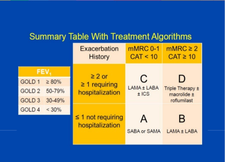 2017년 GOLD guideline... GOLD 가이드라인 (3) Summary : 네이버 블로그